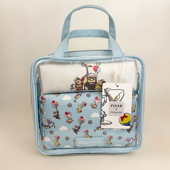 Disney | Bags | Disney Primark Pixar Up 3 Piece Make Up Bag Set New ...